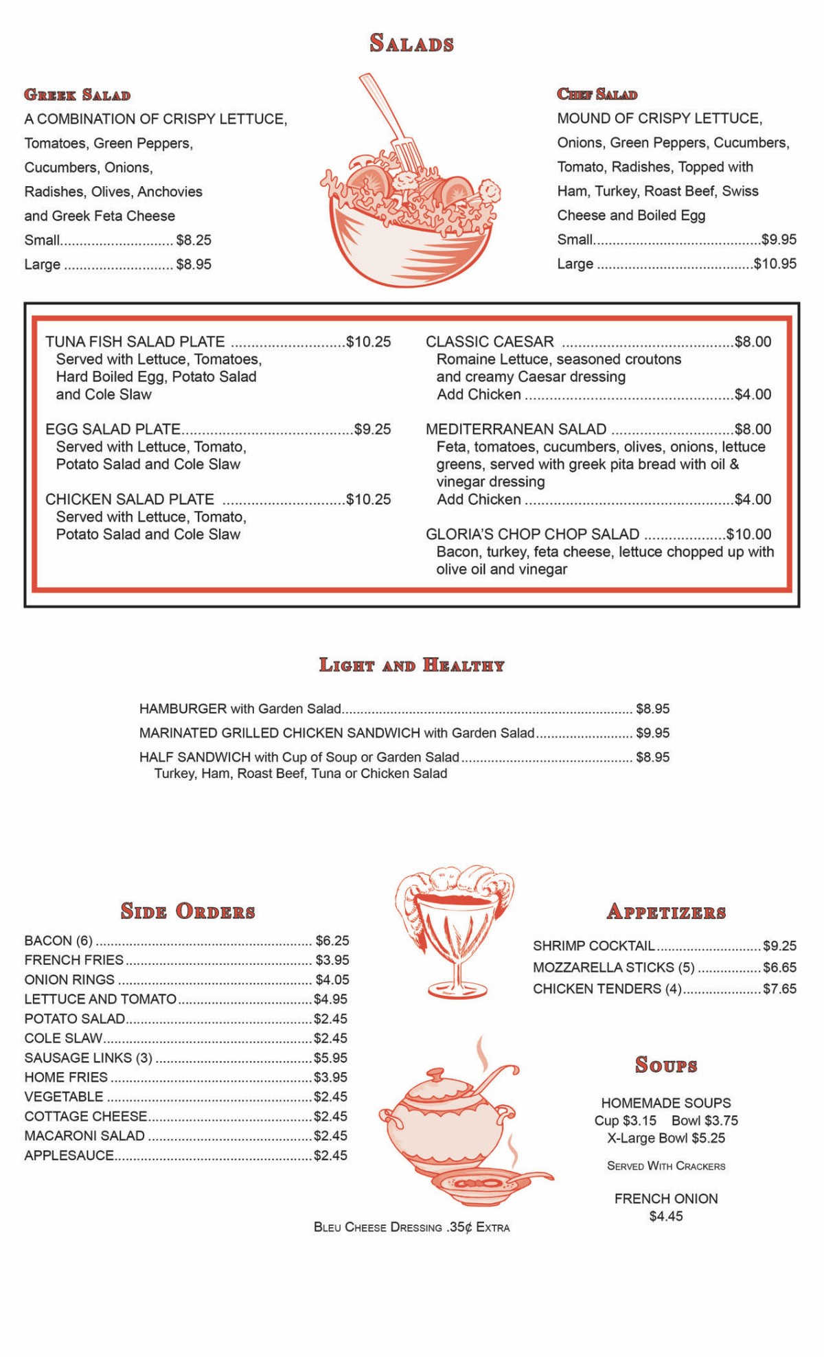 The Redwood Diner Menu - Rotterdam NY Diner | Restaurant Near Schenectady